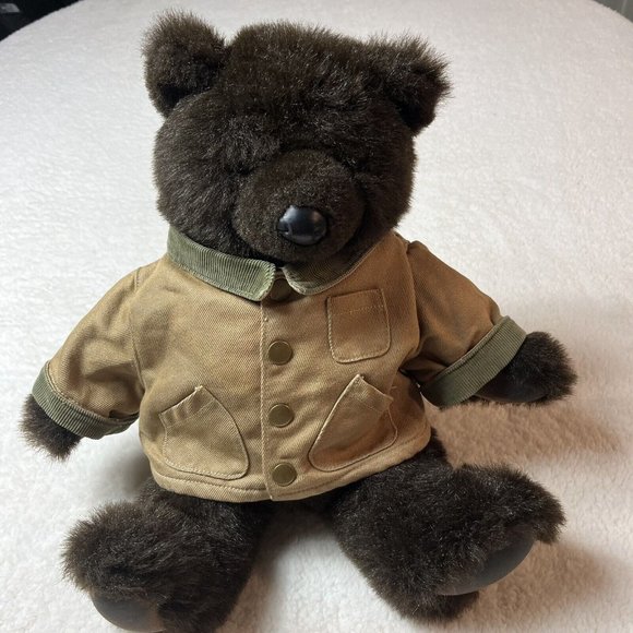 L.L. Bean | Toys | Vintage L L Bean Teddy Bear With Tan Field Jacket ...